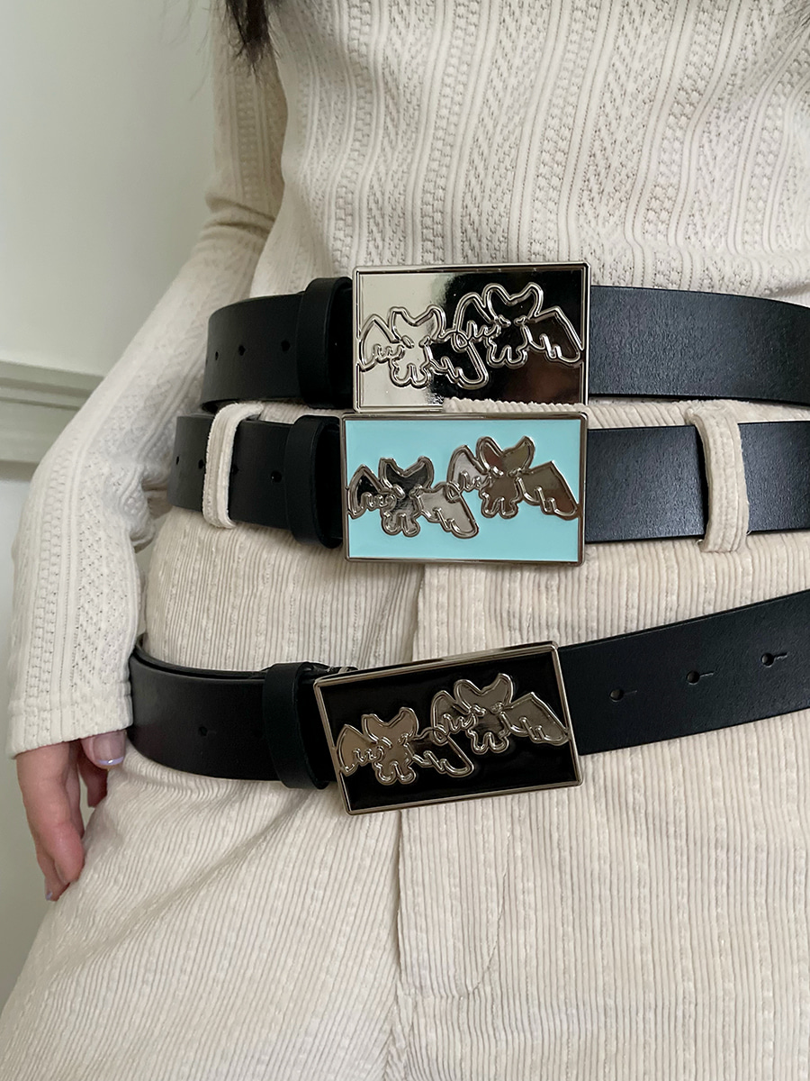 COR Crycry Angel Metal Leather Belt - 위시버킷