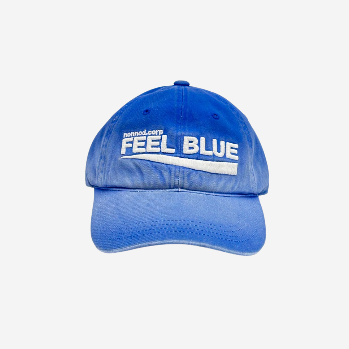 논노드 Nonnod Vintage Grunge Cap Washed Blue - 위시버킷