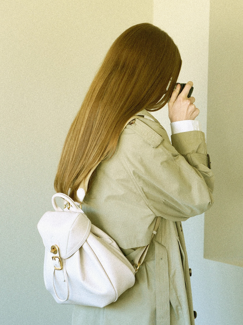 몽드몽드 monde marron backpack_ivory - 위시버킷