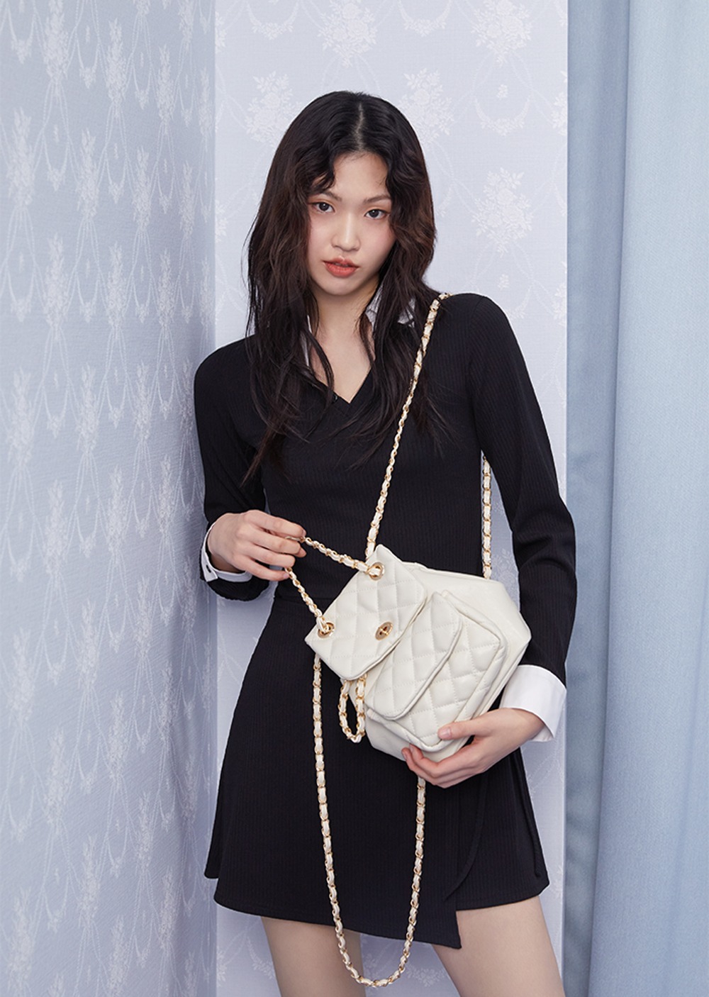 아노에틱 ANC CLASSIC QUILTING BACKPACK_IVORY - 위시버킷