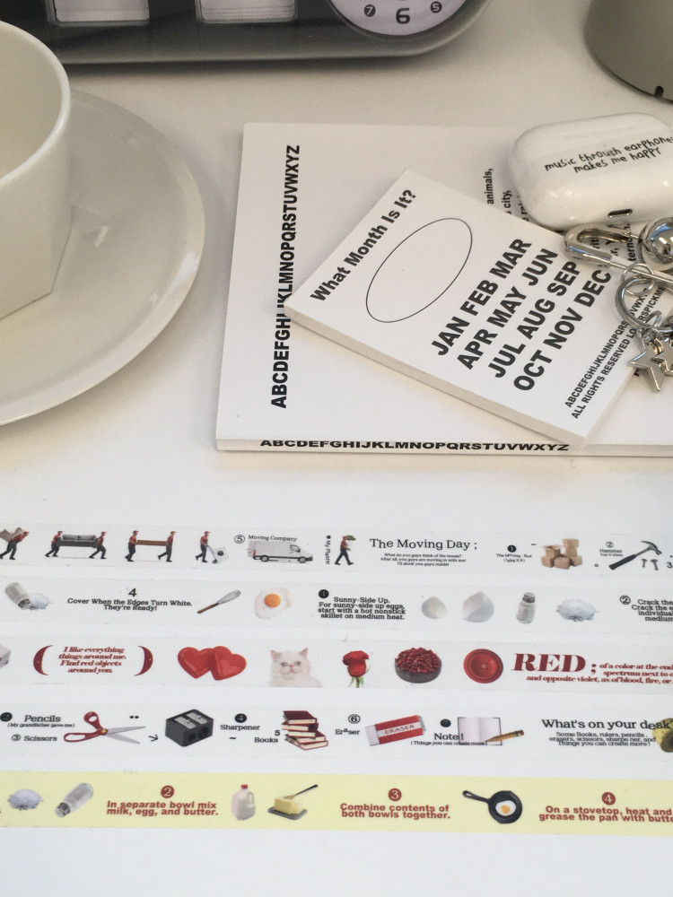 러버스픽미 [LOVERSPICKME] 마스킹테이프 - 위시버킷