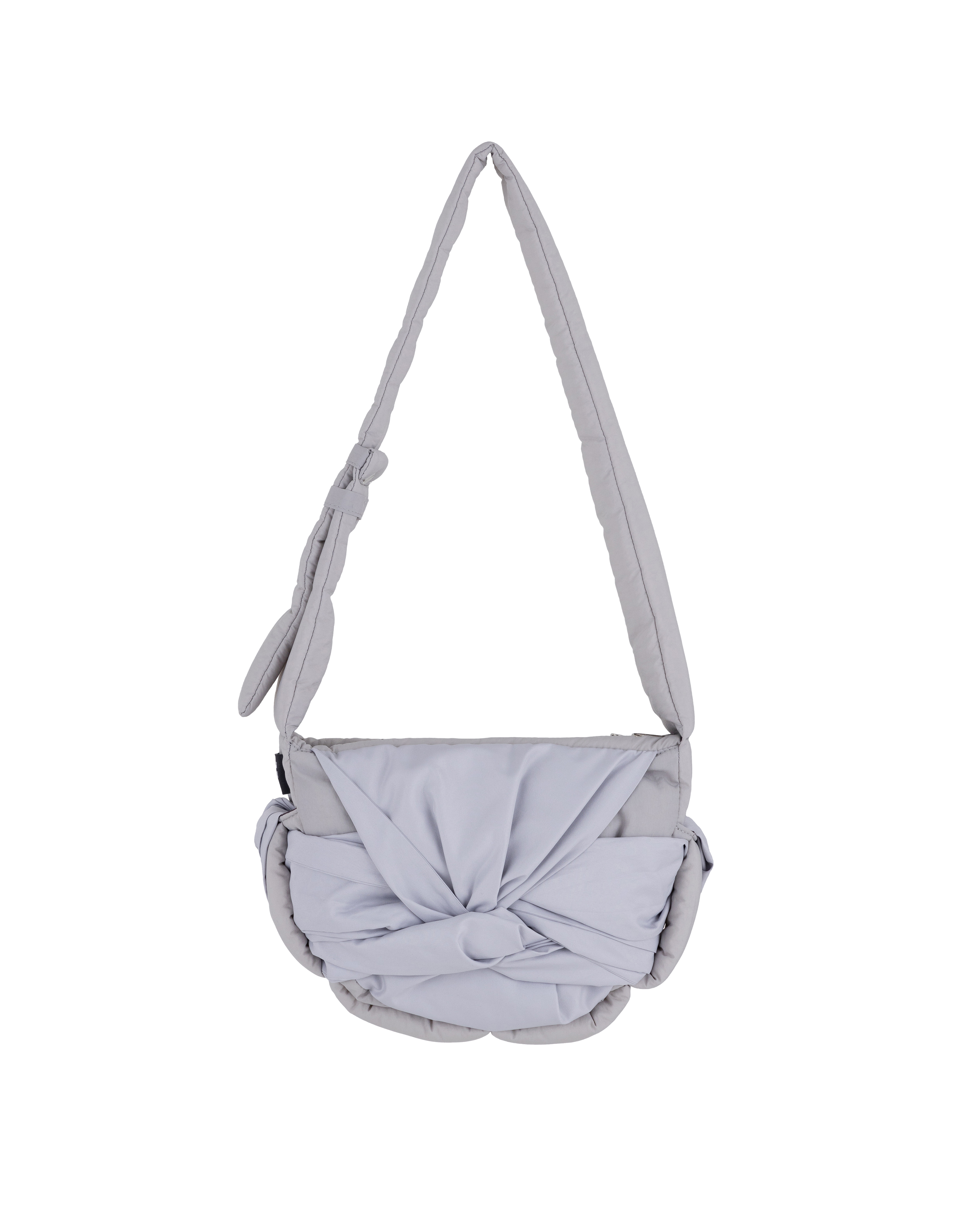 이우가마카라스 Knotted Mini Padding Bag (Nylon-silver) - 위시버킷