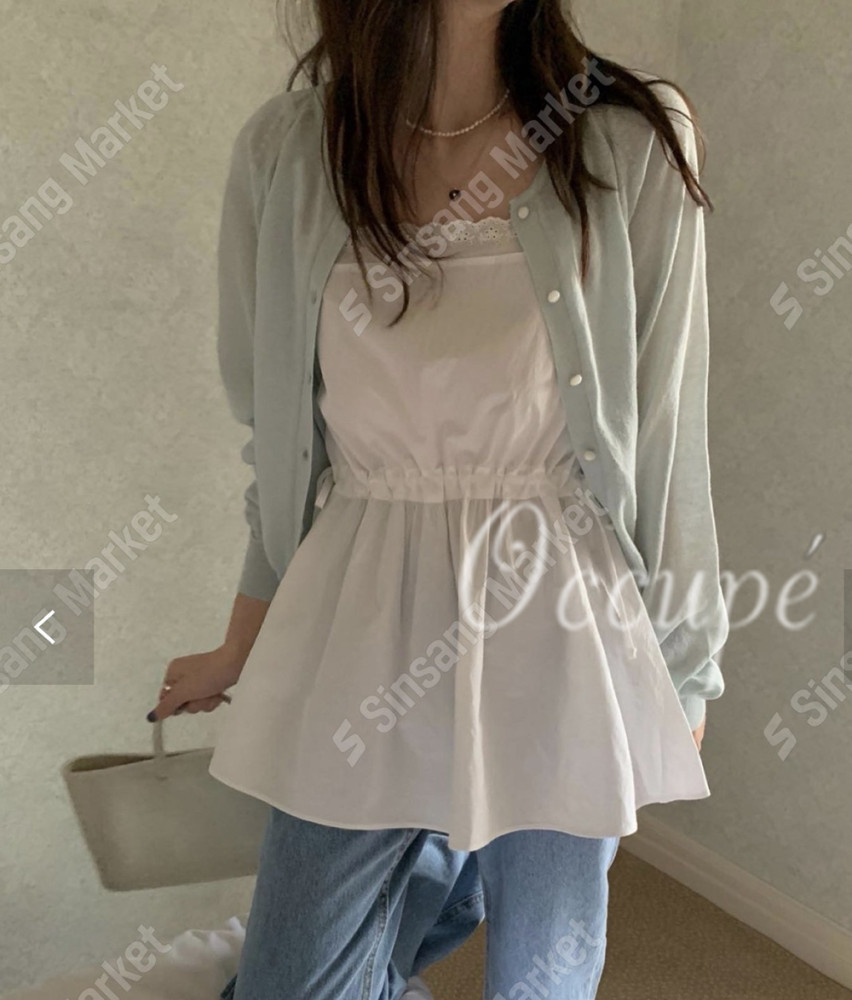 프리티영띵 pyt 프리티영띵 무드 린넨 가디건 (4col) 프영띵 : 오큐페 occupe - 위시버킷