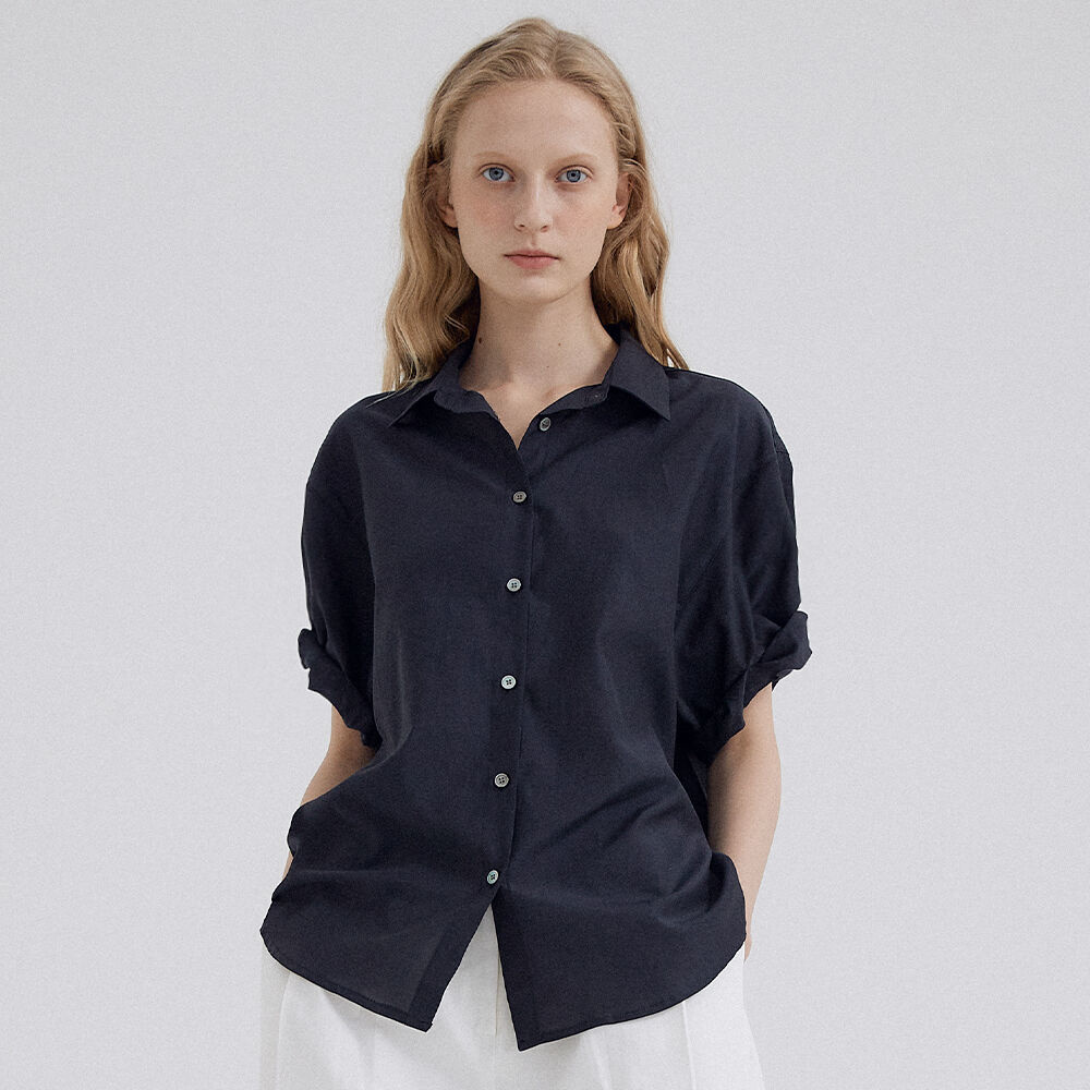 링서울 [29CM단독] roll-up blouse (5color) [light pink 6/28 이후 예약배송] - 위시버킷