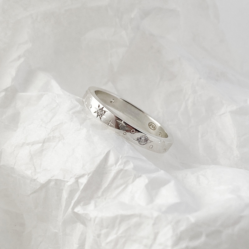 오브룬 Planet Silver Ring (Flat) - 위시버킷