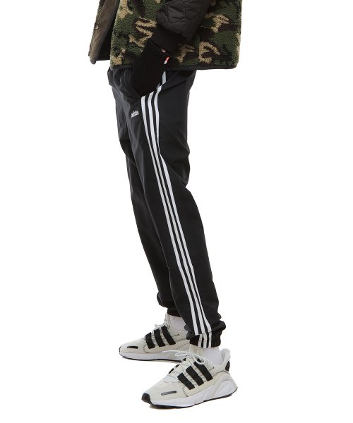 아디다스 에센셜 3S 윈드 팬츠 - 블랙:화이트 / DQ3100 - 위시버킷