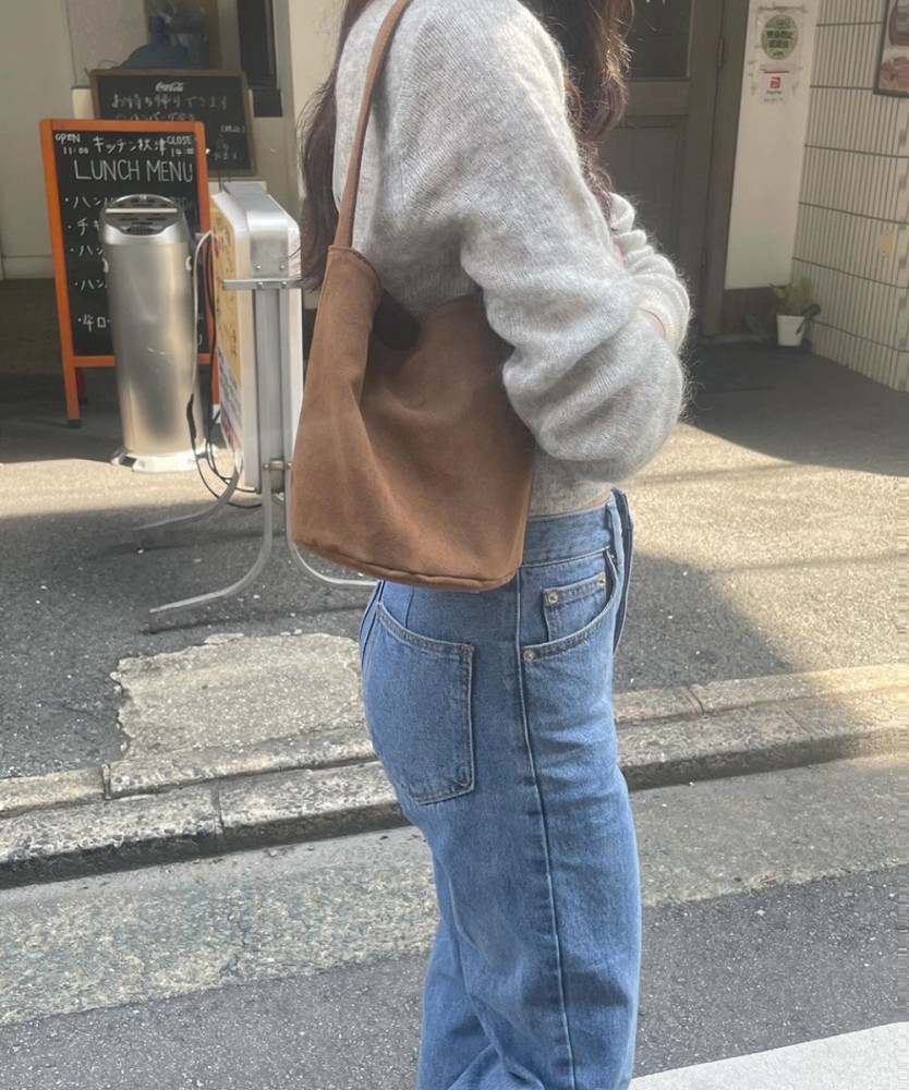 버나뎃 토우스트 스웨이드 숄더백 (2col) toust - 위시버킷