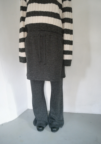 에프터먼데이 knit layerd pants (2c) - 위시버킷