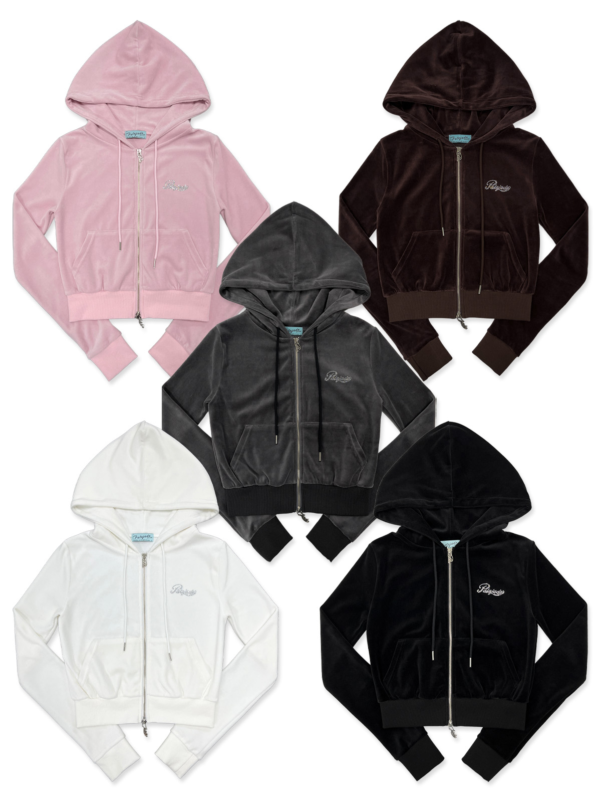 페일제이드 Cubic Velour Training Set - Hoodie - 위시버킷