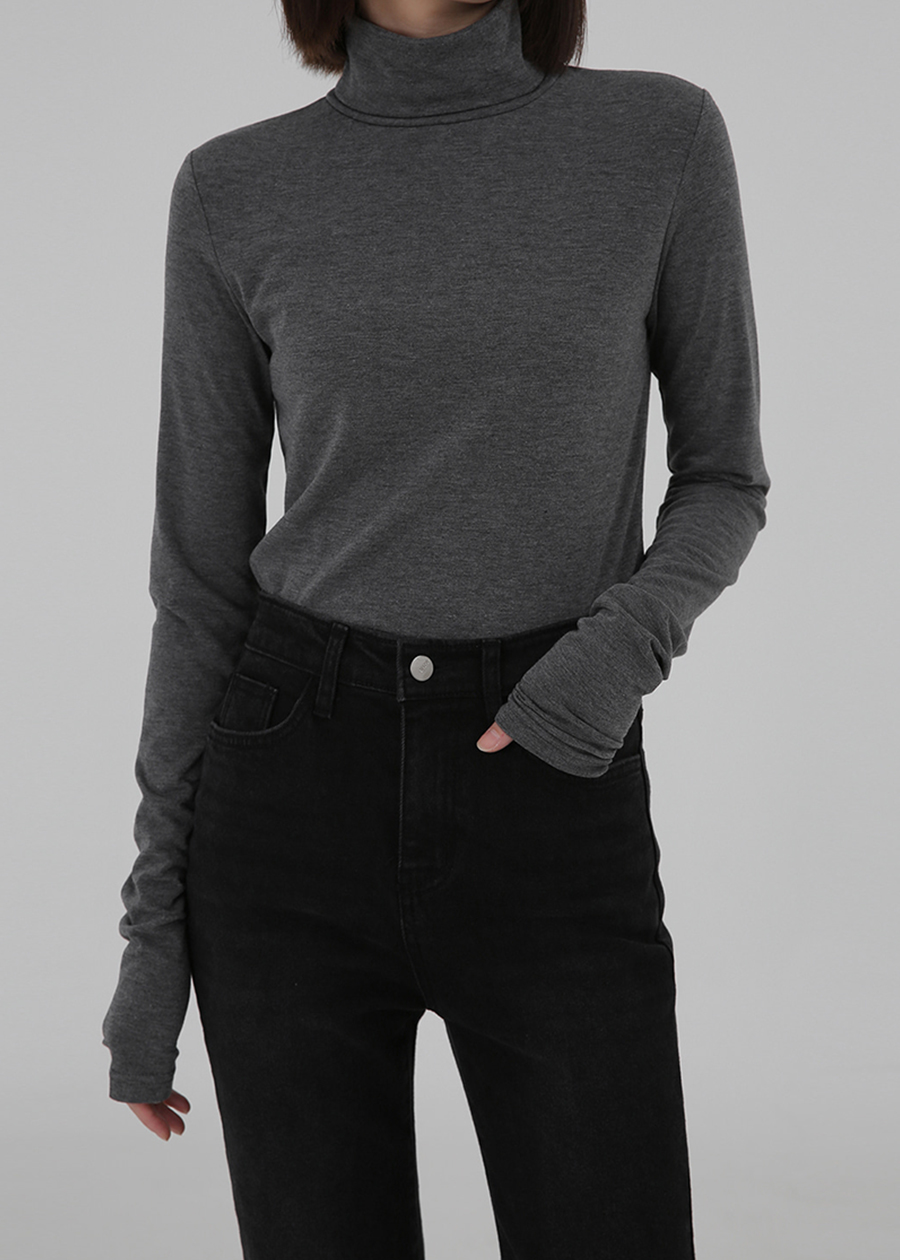 블랙업 블랙업 [7천장판매] [B-BASIC] 에센셜 기모 폴라티 (2TYPE) - 위시버킷