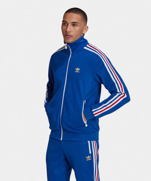 아디다스 베켄바우어 트랙탑 - 블루 / HK7406 - 위시버킷