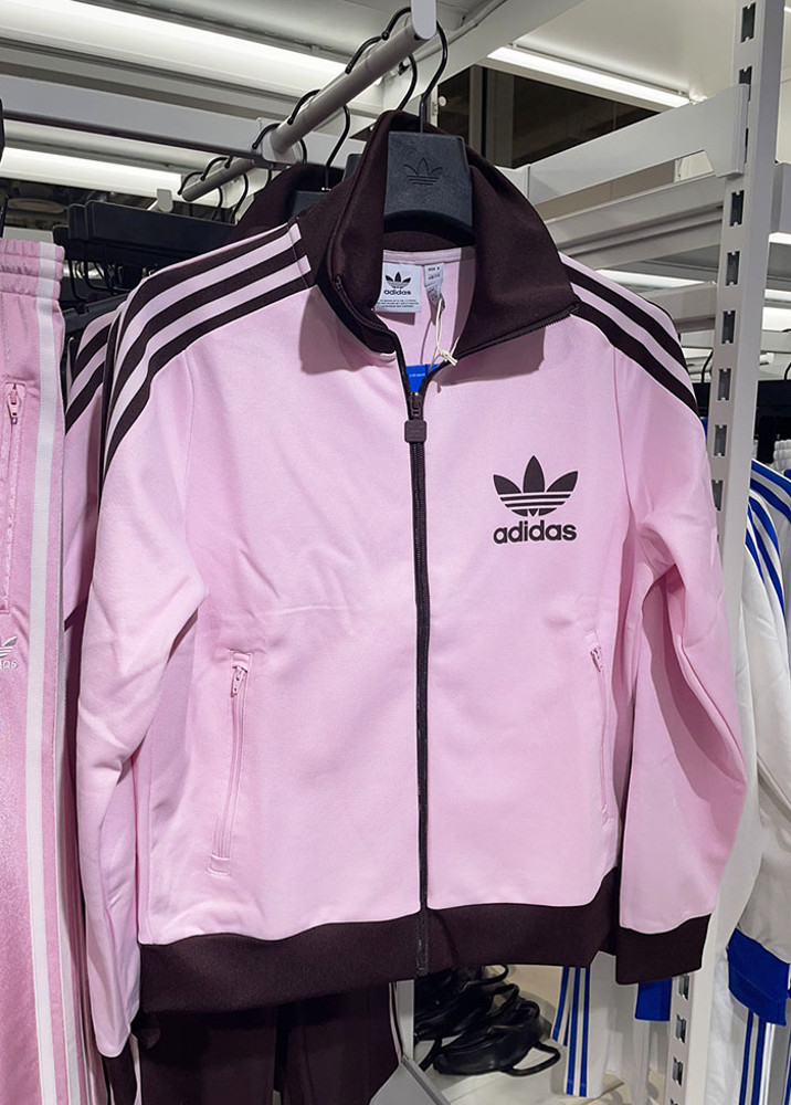 아디다스 아디다스 오리지널 베켄바우어 트랙탑 저지 자켓 핑크 IR6088 - 위시버킷