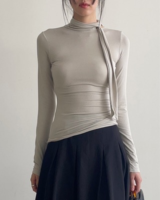 아델리오 slim span tie pola tee (4color) - 위시버킷