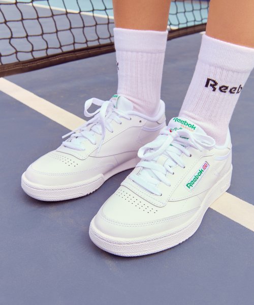 리복 클럽 C 85 - 화이트:그린 / AR0456 - 위시버킷