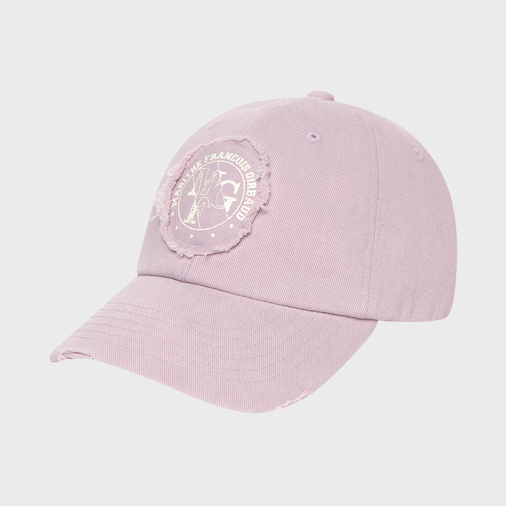 마리떼 COLLEGE LOGO CAP light purple - 위시버킷