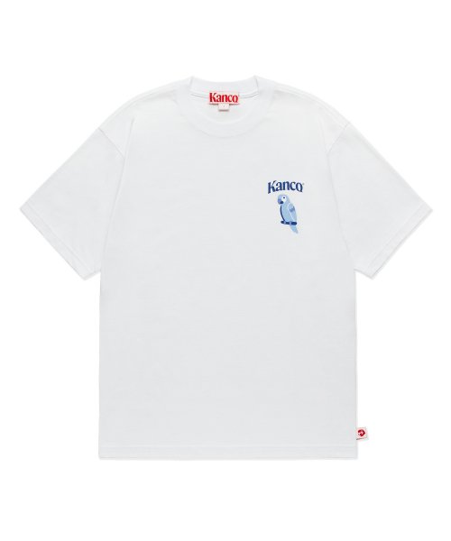 칸코 KANCO SERIF FULL LOGO TEE white - 위시버킷