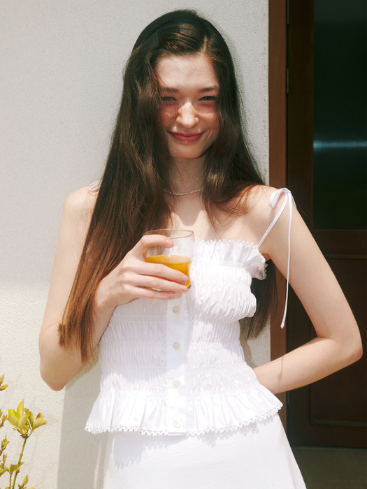 유어네임히얼 리본 스트랩 뷔스티에 (2COL) - 위시버킷