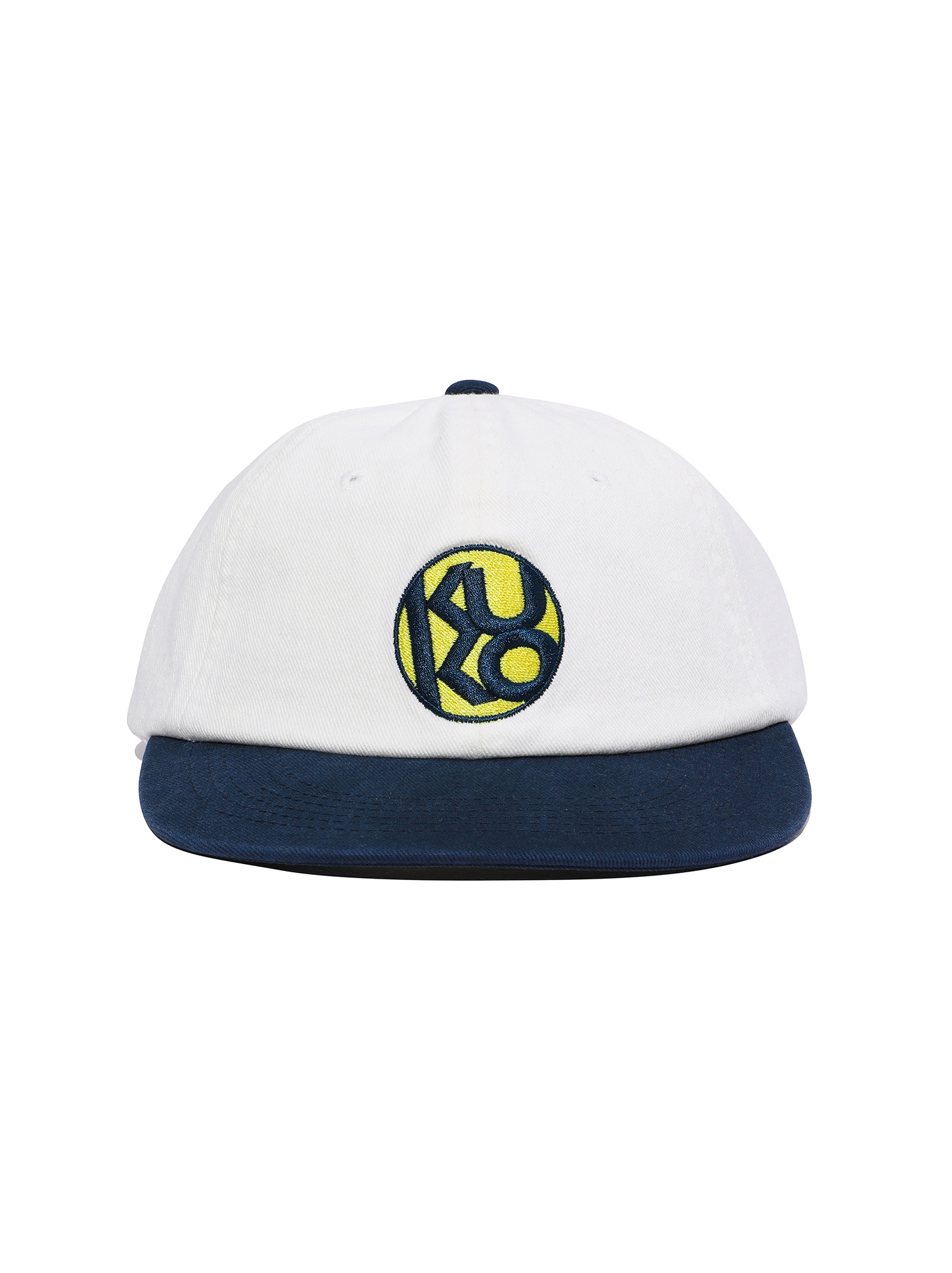 쿠코 KUKO KUKO Circle Logo 6Panel Cap_White Navy - 위시버킷