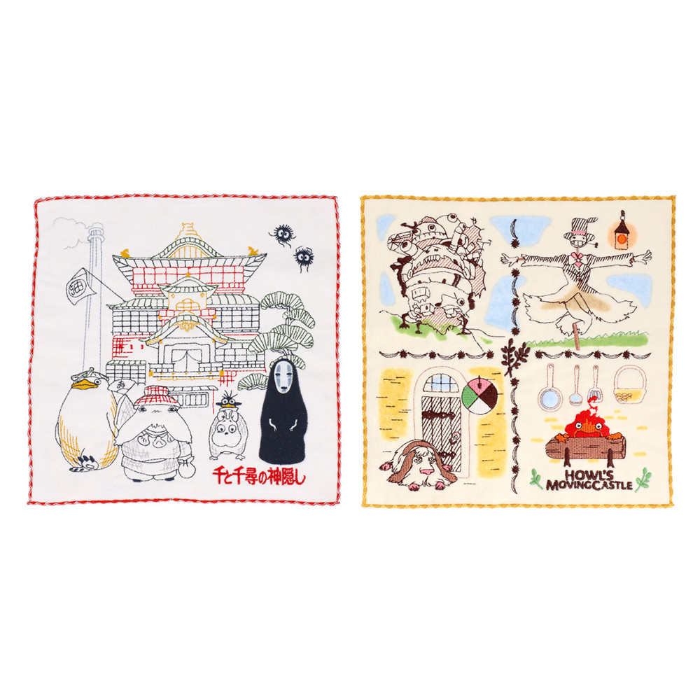 스튜디오지브리 지브리 캐릭터 센과치히로 하울 손수건 핸드타올 - 위시버킷