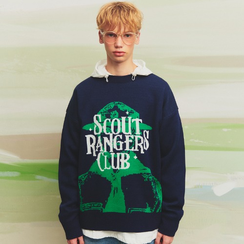메인부스 Scout Rangers Sweater(NAVY) - 위시버킷