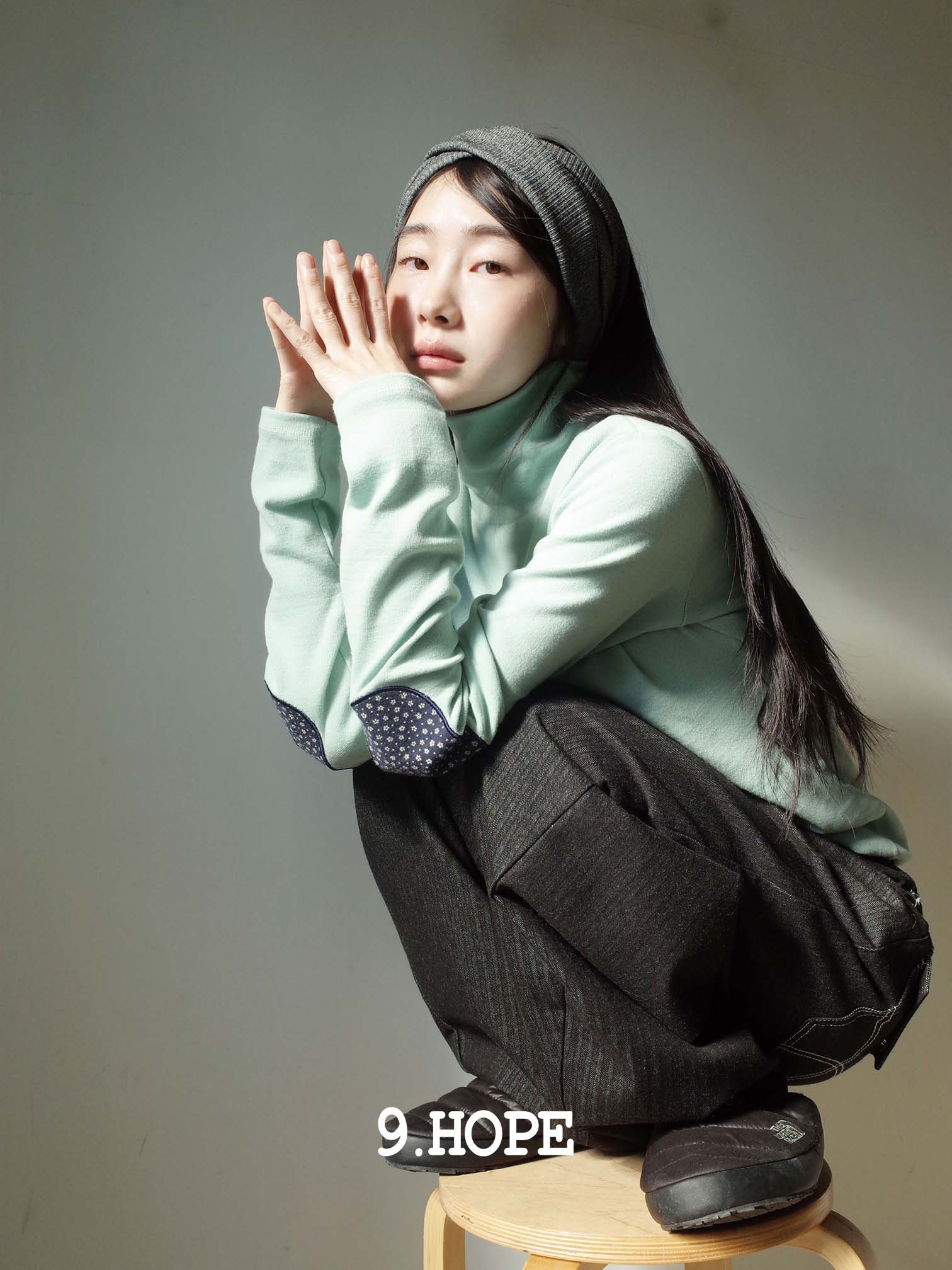 김아홉 김아홉 [9.hope] daisy patch pola T (mint) - 위시버킷