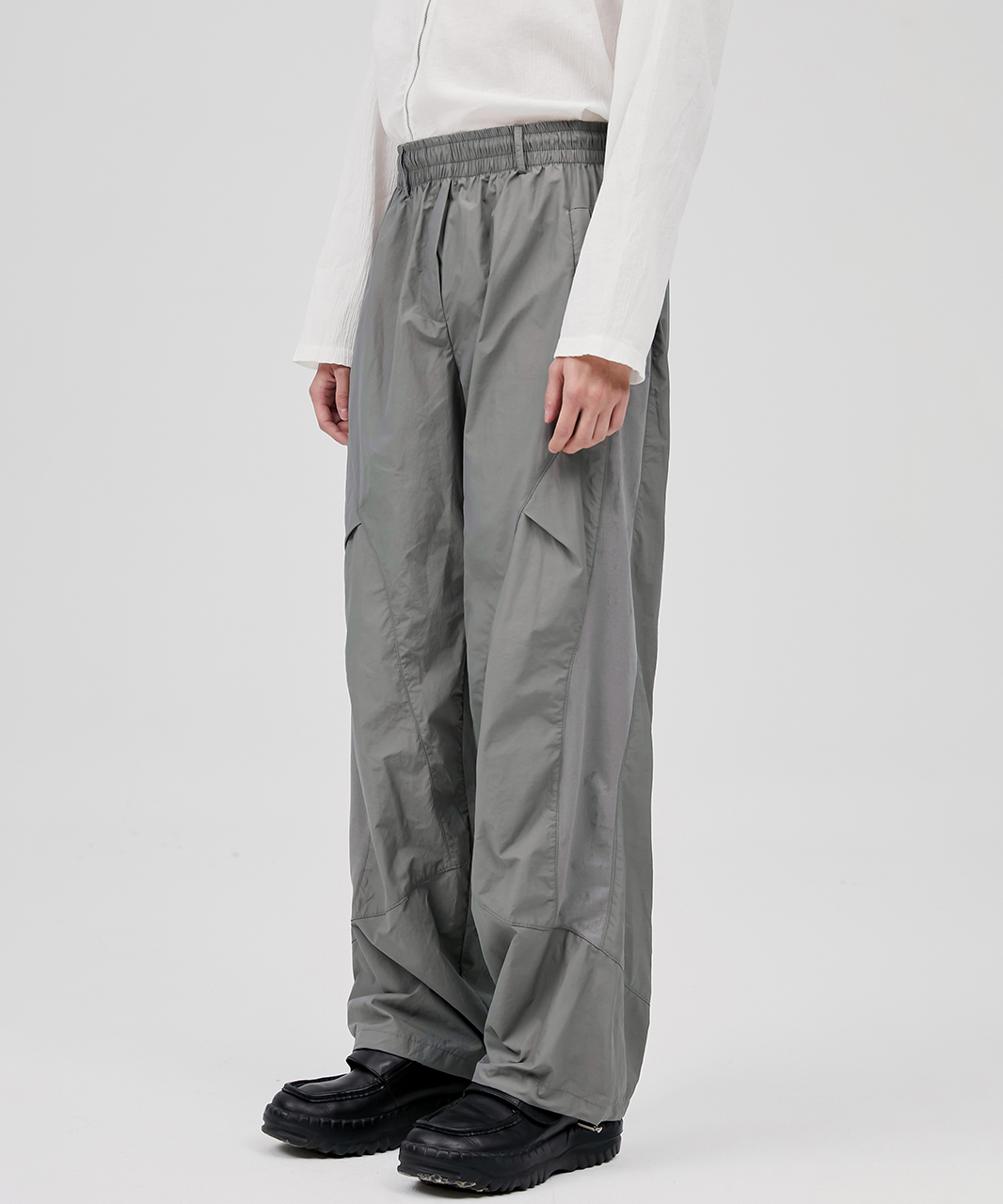 플레어업 5.Division Suede Line Pants - Dark Gray (FL-225) - 위시버킷