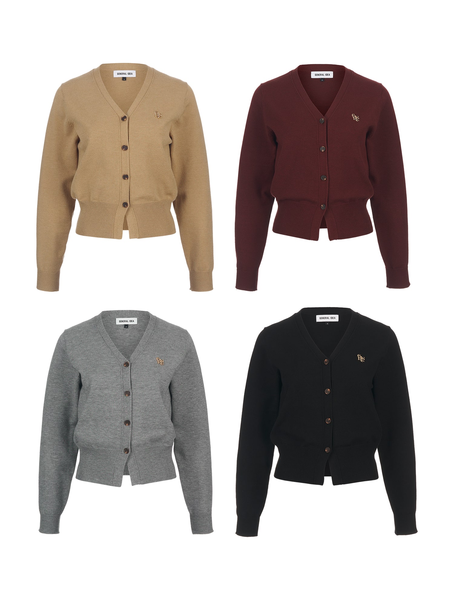 제너럴아이디어 WOMAN GNRL 에센셜 가디건 [4COL] / WBC3L04503 - 위시버킷