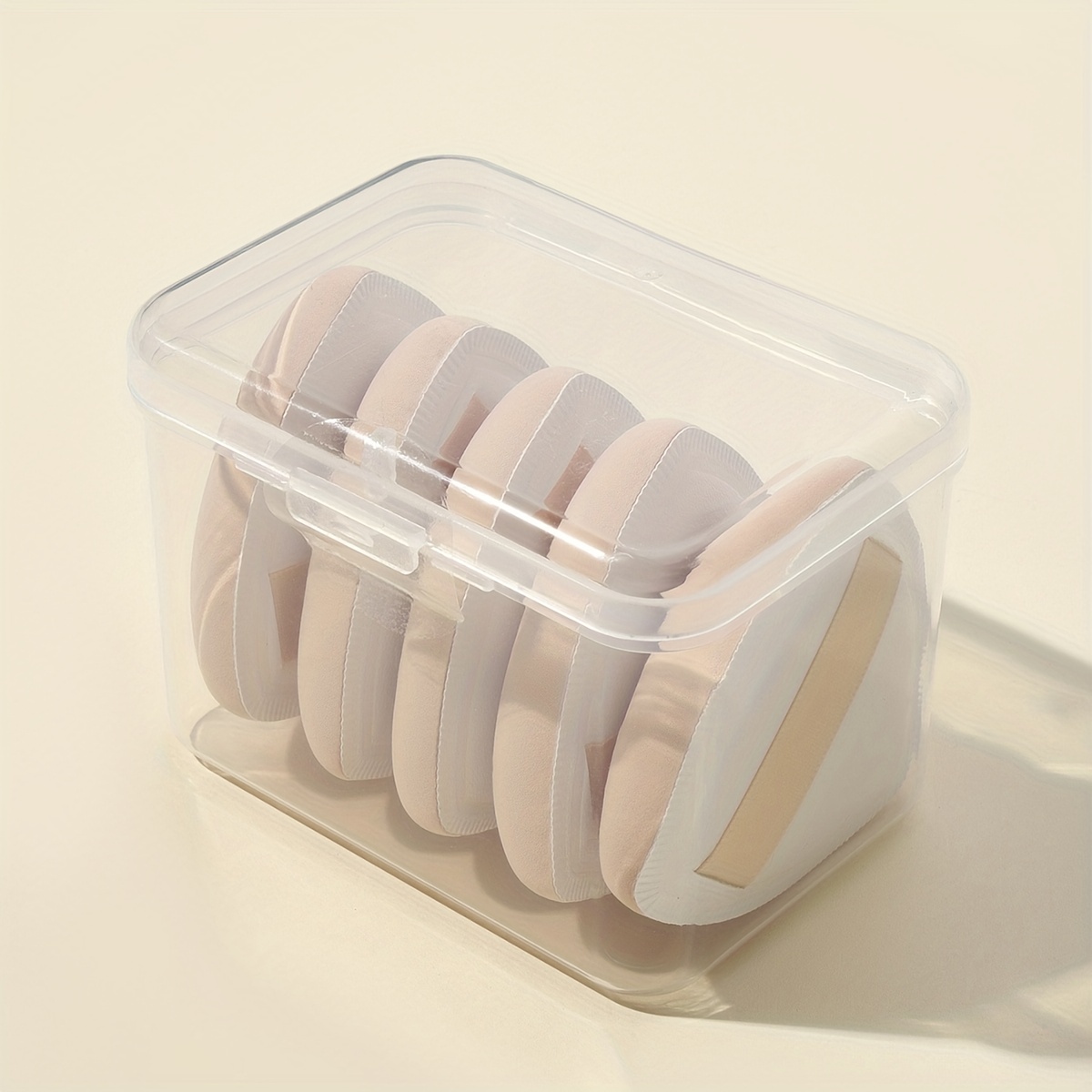 테무 Temu 5 Pcs 소프트 재사용 가능한 삼각형 파우더 퍼프 세트 초보자 및 전문 예술가에게 적합한 리퀴드 파운데이션
