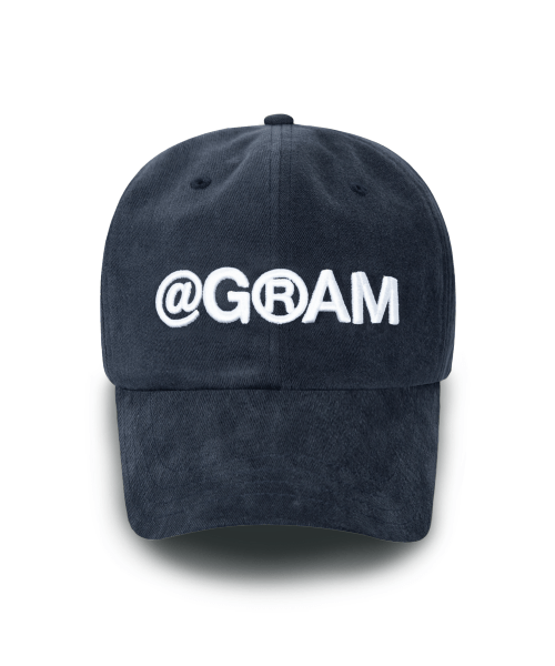 그램 아운스 파운드 GRAM Bold Logo 6-Panel Cap_Midnight Blue - 위시버킷