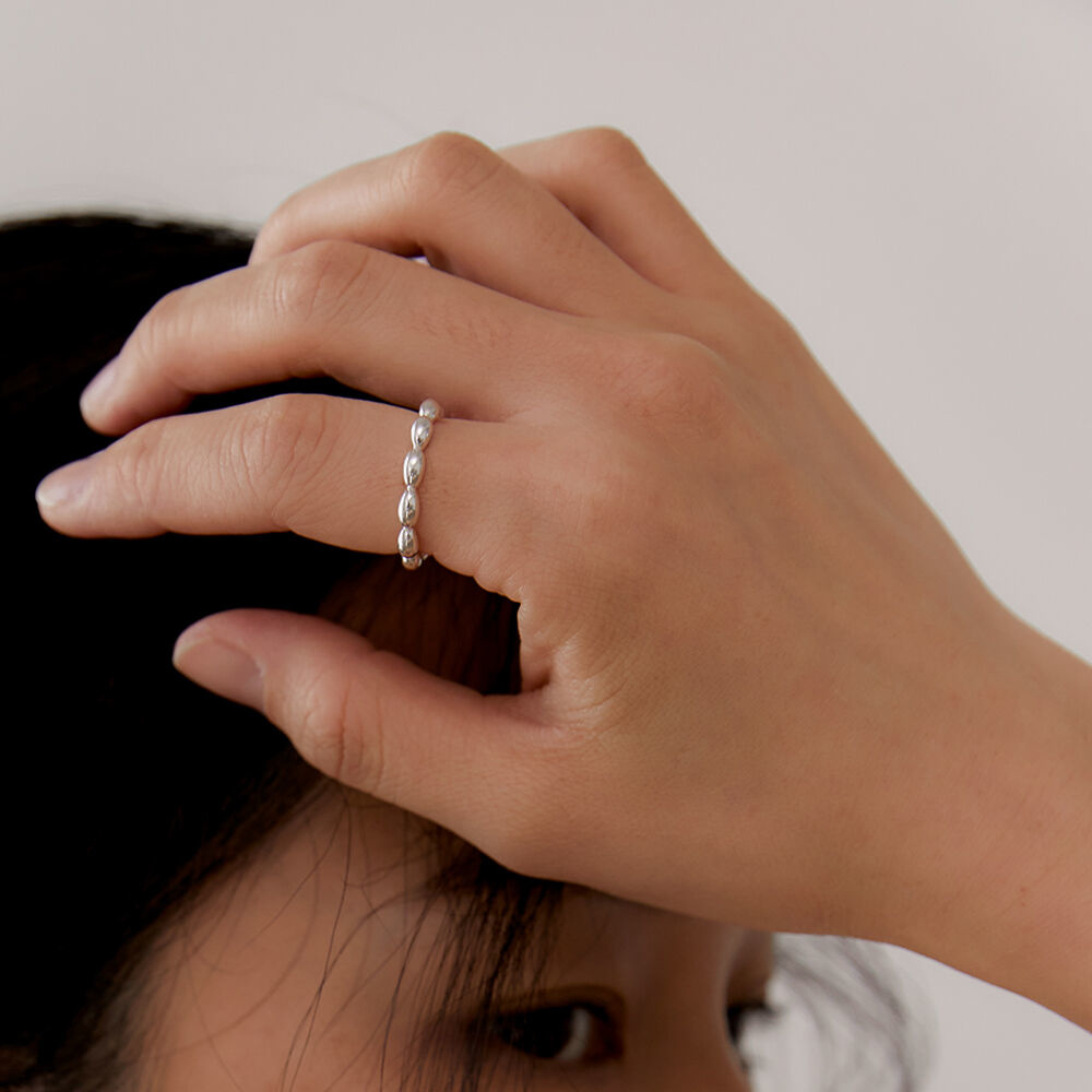 로아주 [exo백현착용][silver925]grain ring - 위시버킷