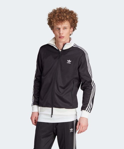 아디다스 베켄바우어 트랙탑 - 블랙:화이트 / II5763 - 위시버킷