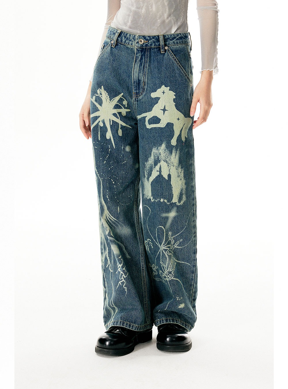 테스트메커니즘 Priority Scattered Dream Jeans - 위시버킷