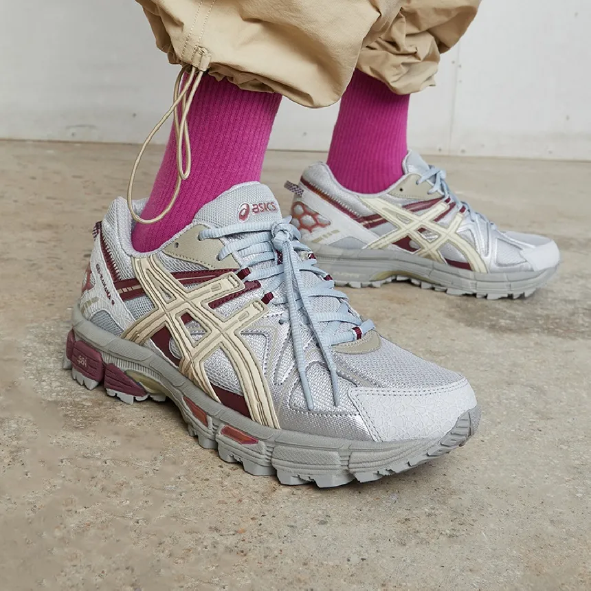 아식스 아식스 젤 카하나 8 그레이 레드 1011B109-025 - 위시버킷