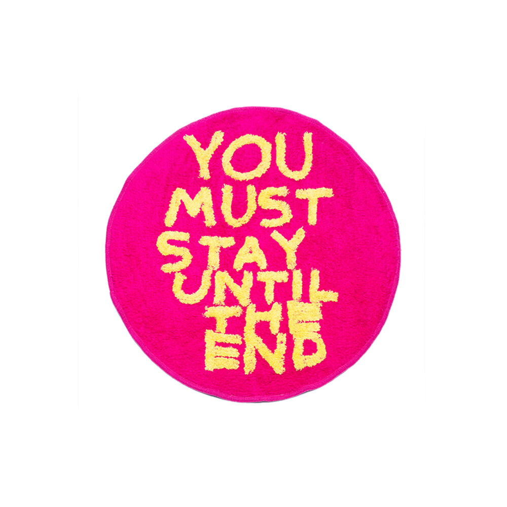 프린트베이커리 David Shrigley, You Must Stay, Floor Mat - 데이비드 슈리글리 매트 - 위시버킷