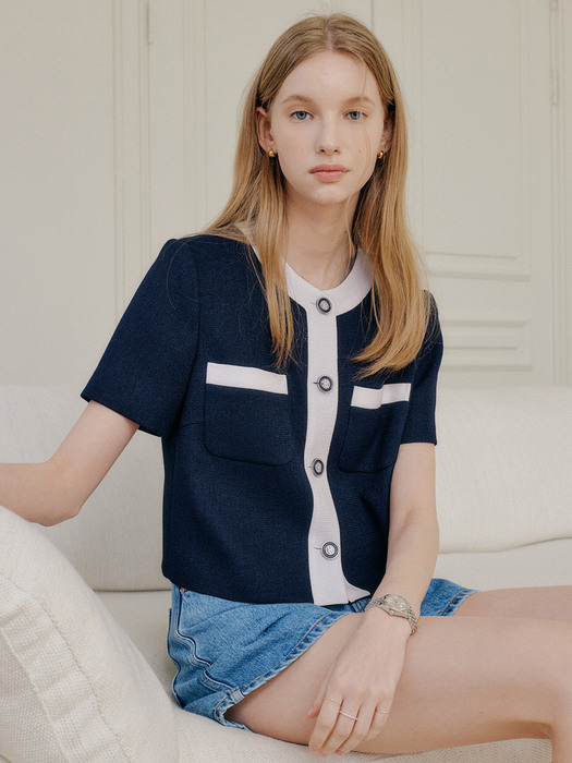 룩캐스트 모라 콤비 트위드 자켓 / MORA COMBI TWEED JACKET_3colors - 위시버킷