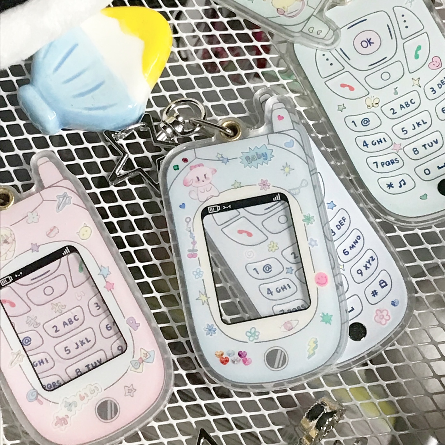 비움 mobile phone keyring - 위시버킷