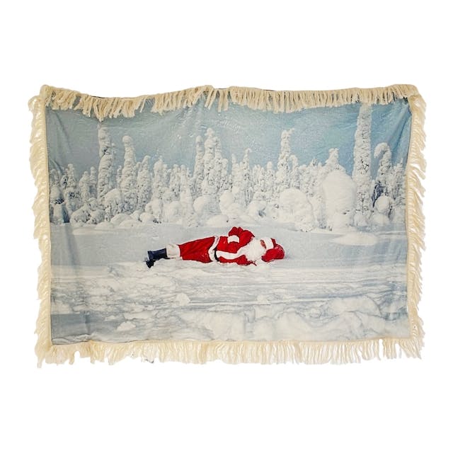유라이크왓 Sleeping Santa Blanket - Horizontal - 위시버킷