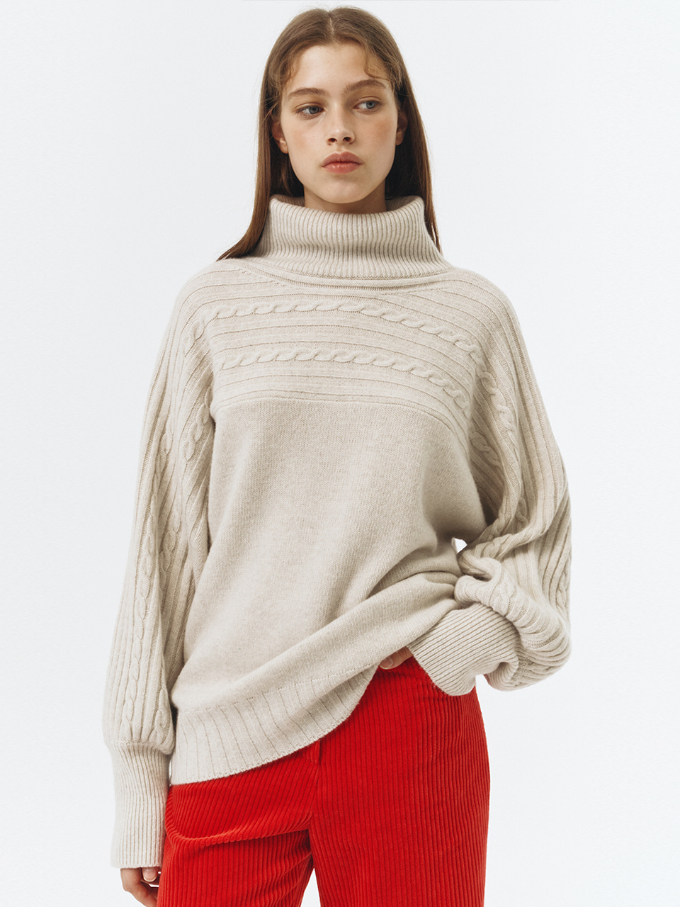 보카바카 Emma Turtleneck Knit Pullover VC239OPO011M - 위시버킷