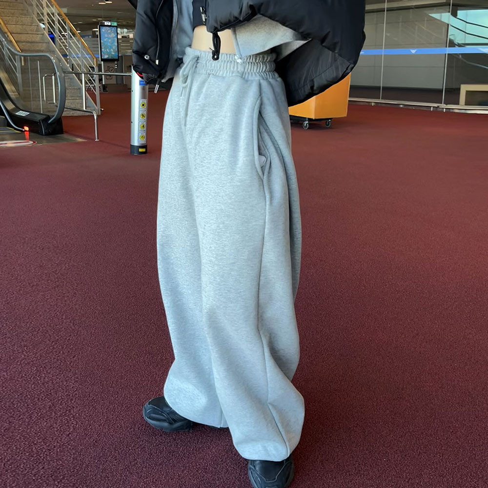 워즈웨잇앤씨 kimô side pintuck pants 기모 사이드 턱 팬츠 (3color,M,L) - 위시버킷