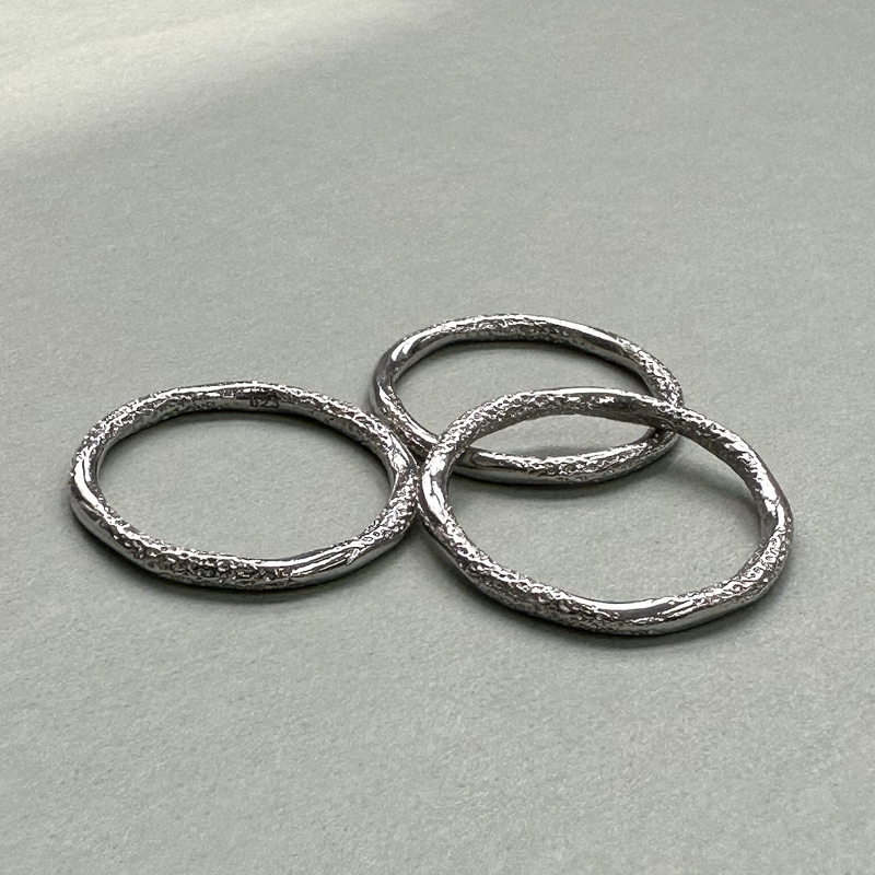 바라두925 925 Rough glittering ring - 위시버킷