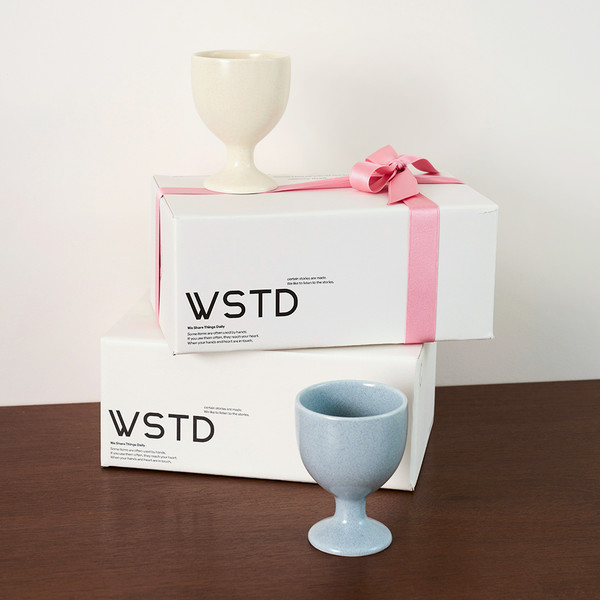더블유에스티디 WSTD WINE GLASS 와인 고블렛잔 2P SET_220ml - 위시버킷