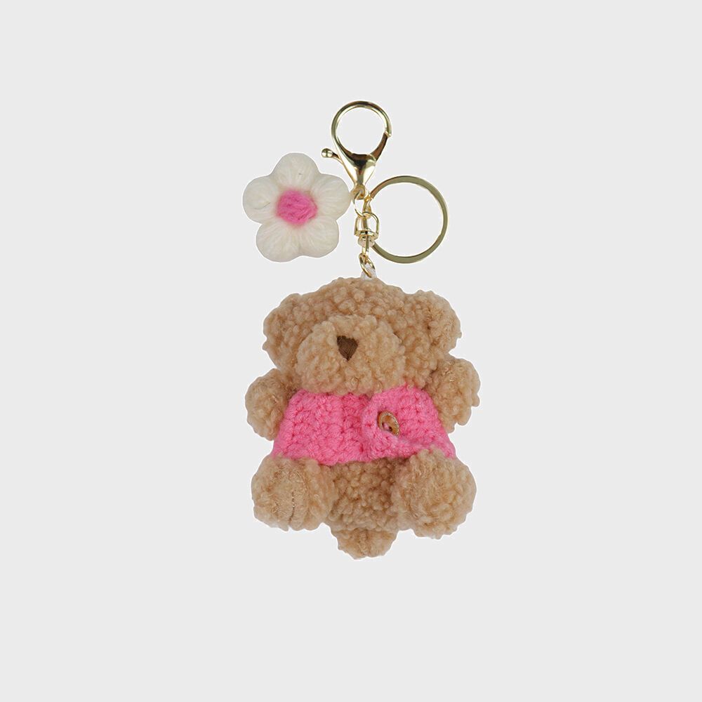 핑크파인애플 PINKY BEAR KEY RING_PINK - 위시버킷