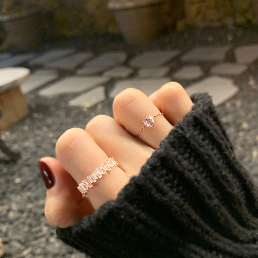 쏘네 [쏘네] 전체 실버 925 샬롯 반지, All Silver 925 Charlotte Ring - 위시버킷