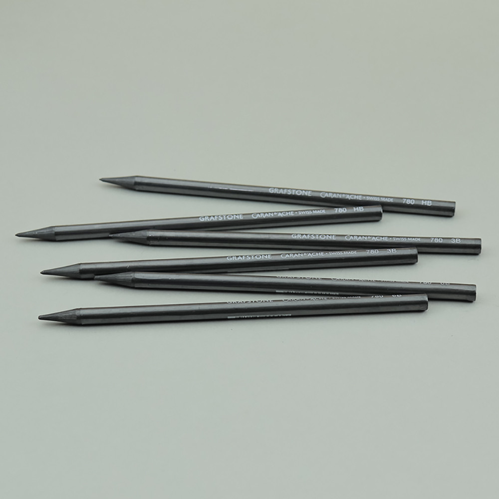 까렌다쉬 까렌다쉬 그라프스톤 PURE 흑연연필 HB 3B 6B CARAN D’ACHE GRAFSTONE 780 Graphite ...