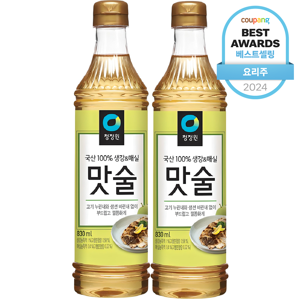 청정원 청정원 맛술, 830ml, 2개 - 위시버킷