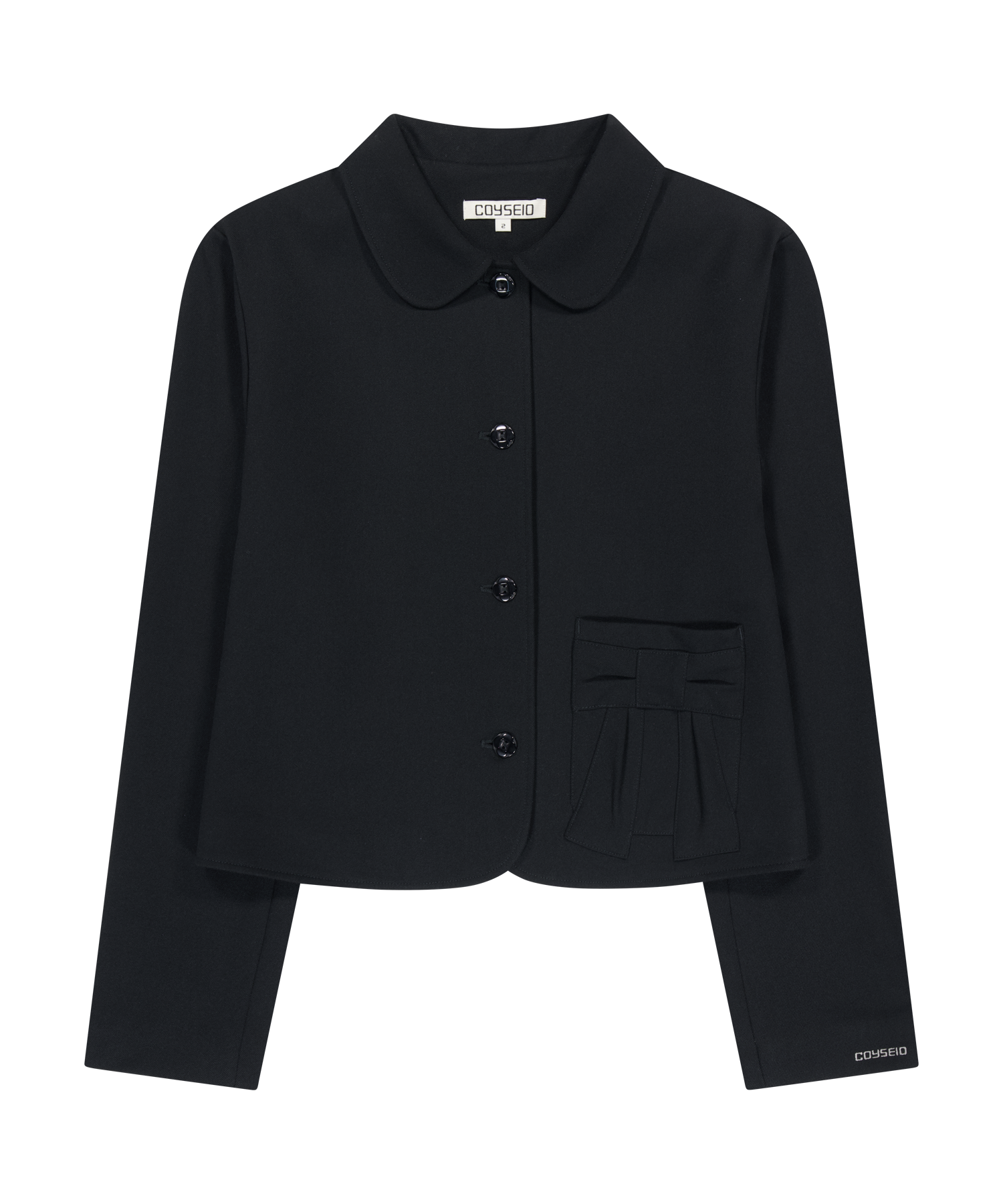 코이세이오 RIBBON JACKET BLACK - 위시버킷
