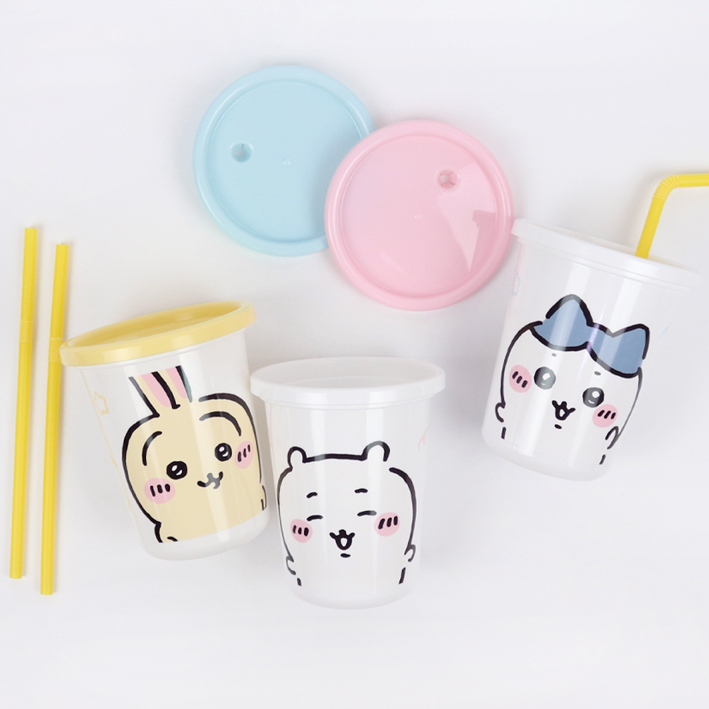 스케이터 치이카와 스트로 텀블러 3P 세트 320ml - 위시버킷