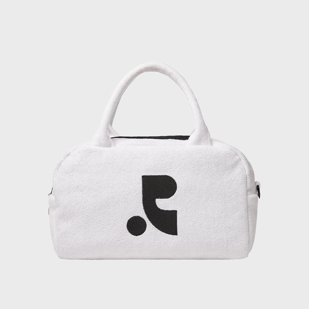 레스트앤레크리에이션 RR LOGO TERRY TOTE BAG (WHITE) - 위시버킷