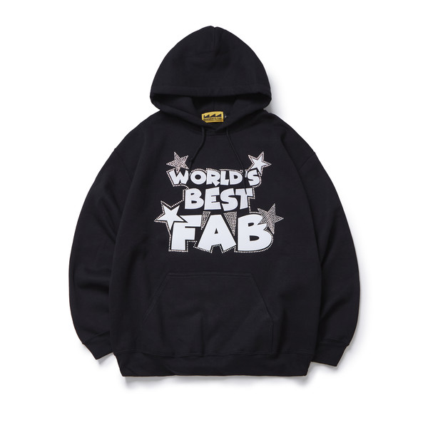 가먼츠팹 World's Best FAB Hoodie (BLACK) - 위시버킷