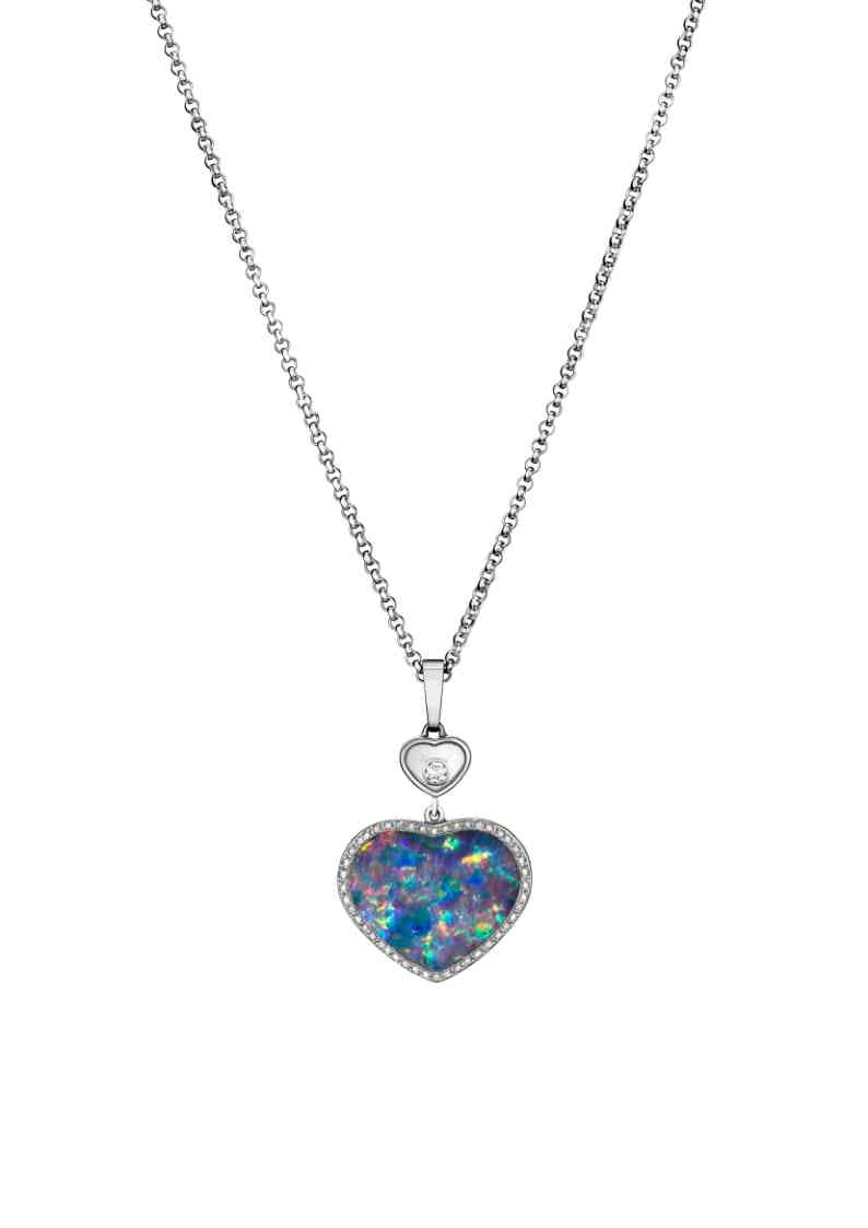 쇼파드 Chopard Happy Hearts Opal Pendant With Chain 797482-1904 | L'ORO - 위시버킷